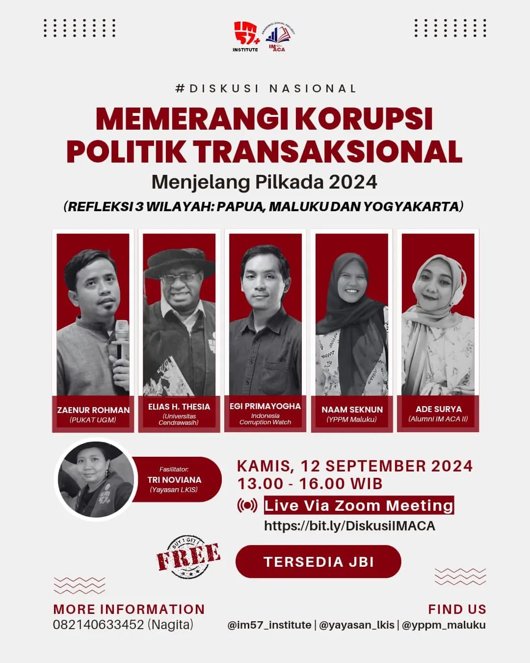 LAWAN POLITIK TRANSAKSIONAL MENJELANG PEMILUKADA 2024: DISKUSI ...